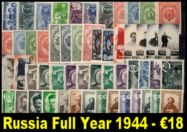 StampsRussia.com, Russian stamps at best prices!